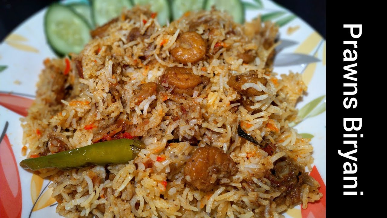 Jhinga Biryani Recipe | How to make Prawn Biryani | Bare jhinge ki dum ...
