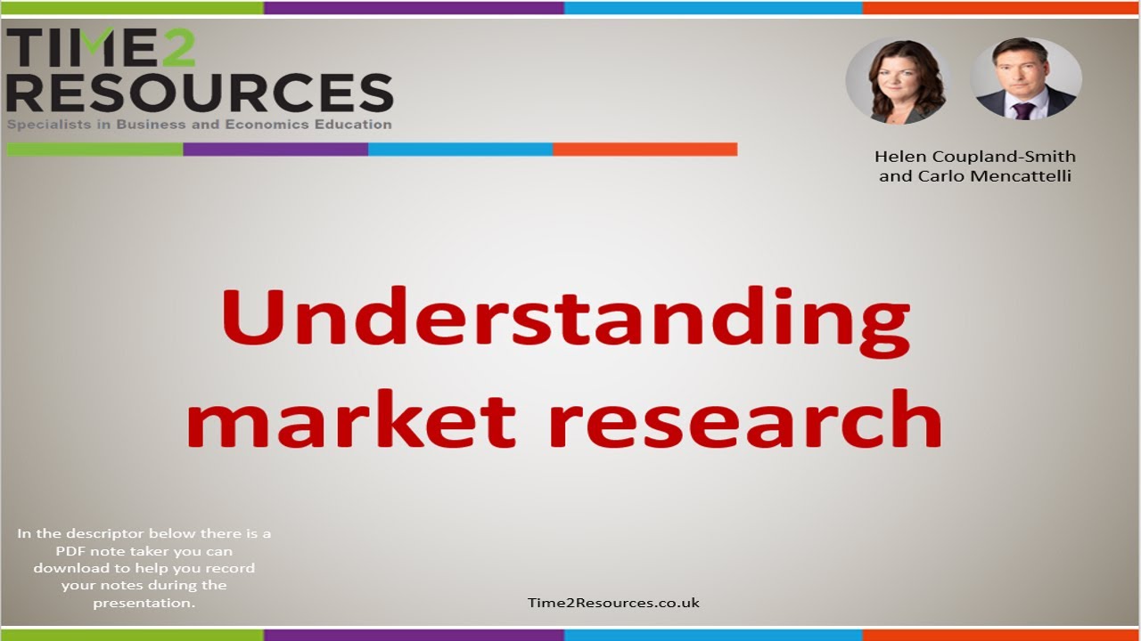 Understanding market research - YouTube