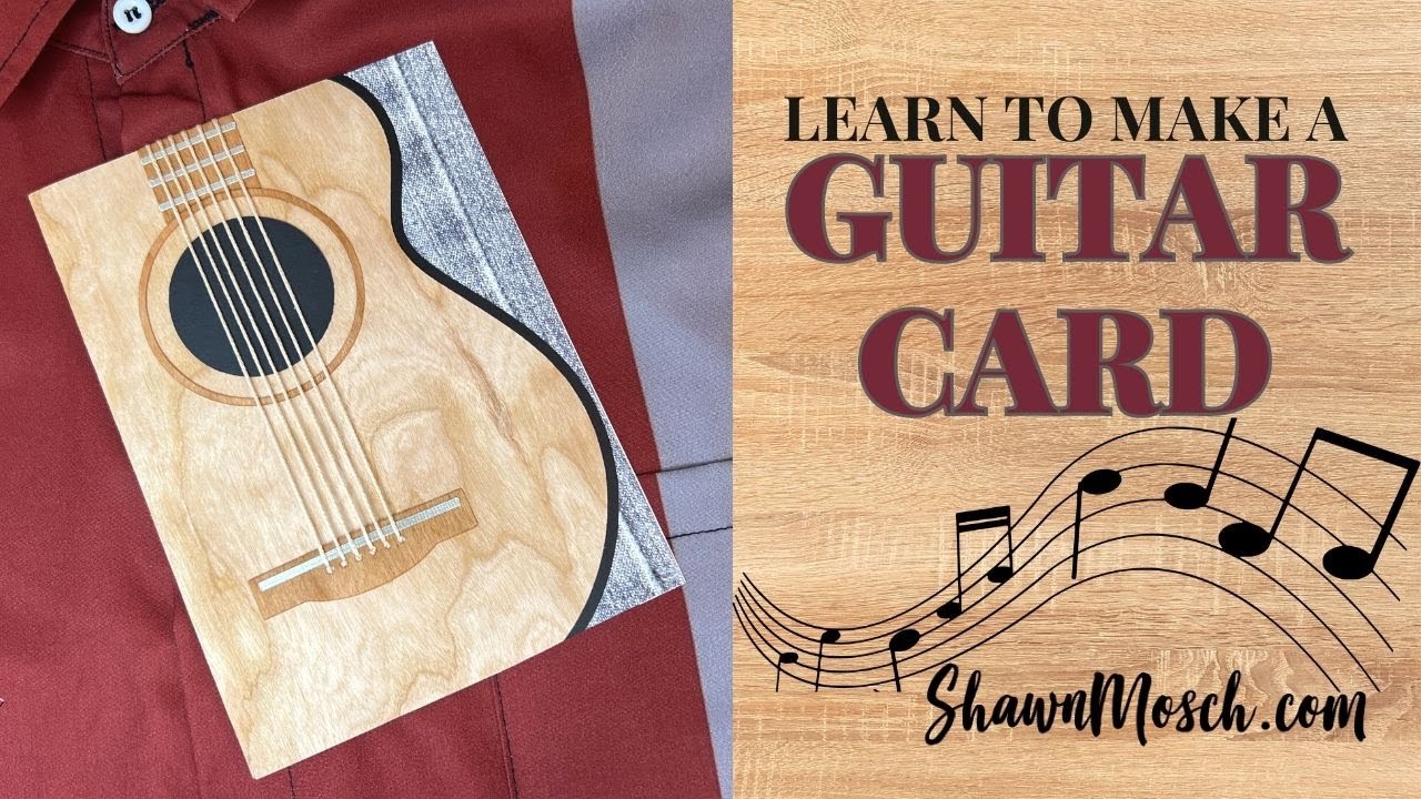 Learn to make a Guitar Card - Assembly Video - YouTube