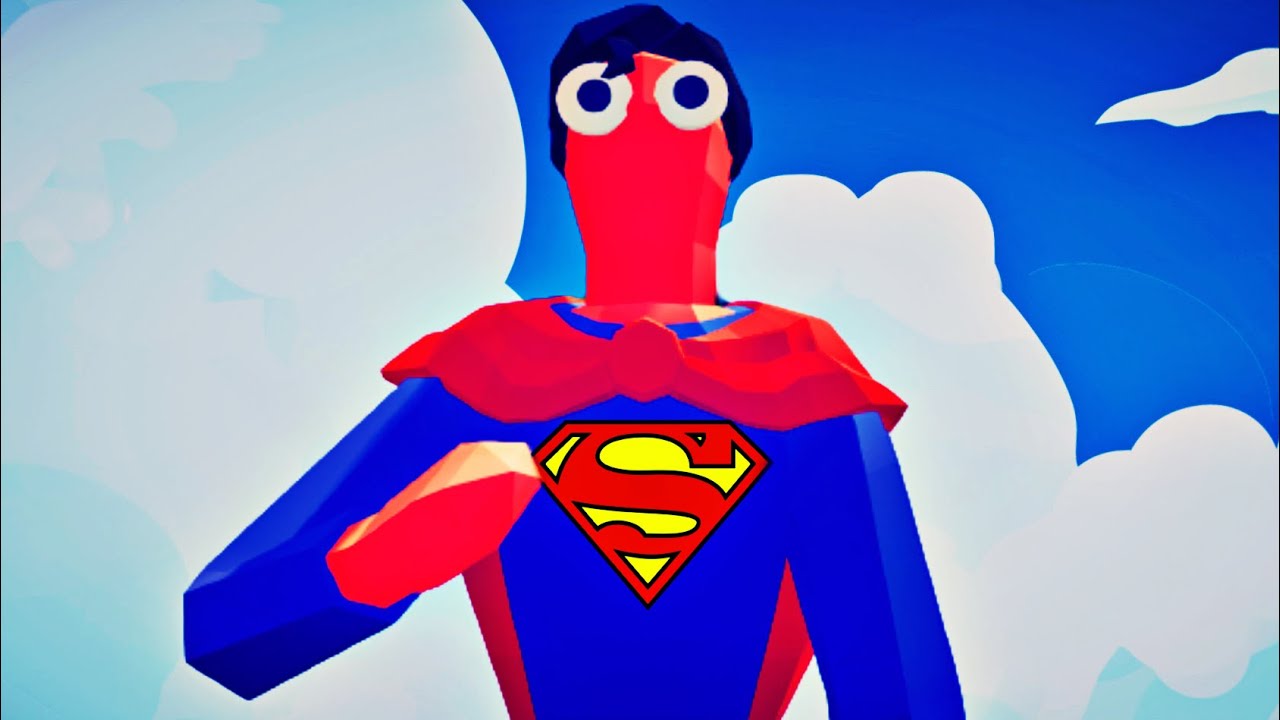 SUPERMAN VS UNITS IN TABS | Totally Accurate Battle Simulator - YouTube