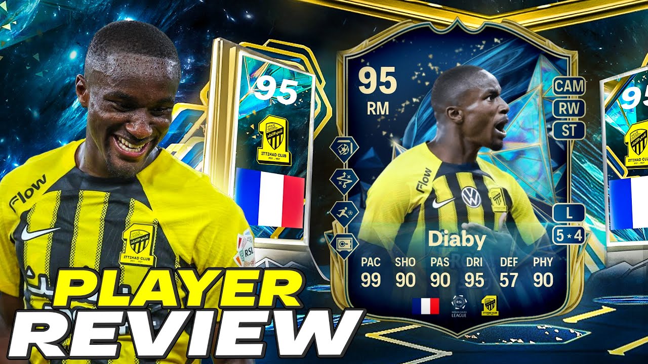 🚀95 TOTS DIABY PLAYER REVIEW - EA FC 25 ULTIMATE TEAM - YouTube