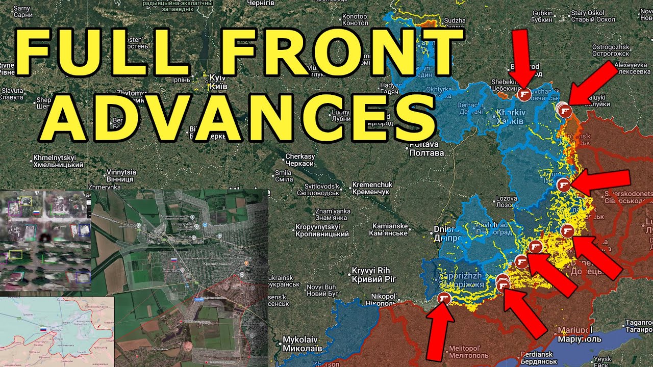Russian Forces Advance Across Entire Eastern Front | Final Defensive ...