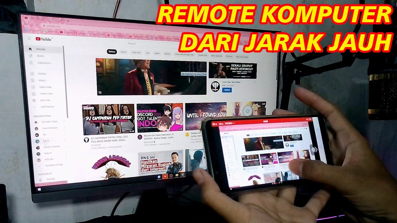 Cara Mengakses Komputer Atau Laptop dari Jarak Jauh dengan HP | REMOTE ...