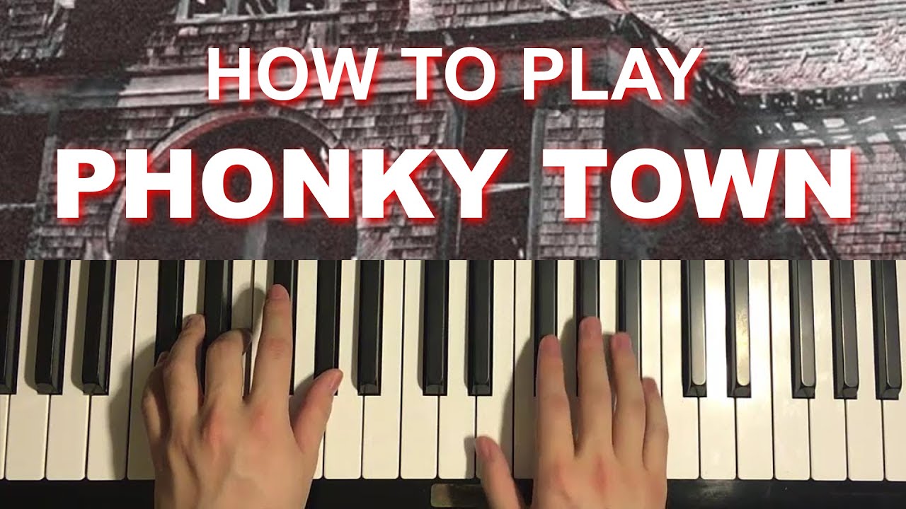 PlayaPhonk - PHONKY TOWN (Piano Tutorial Lesson) - YouTube