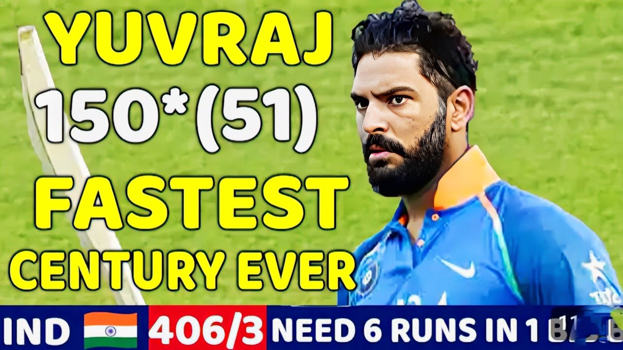yuvraj(150*(51)fastest century ever - YouTube