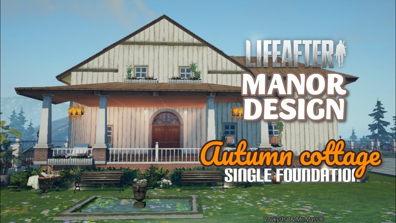 LifeAfter | SIMPLE Manor Design - Autumn cottage| Single Manor | How To ...