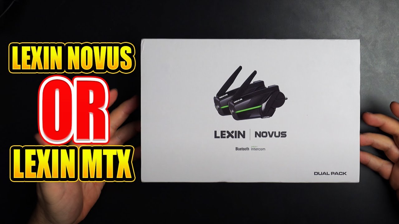 Lexin Novus Unboxing & Comparison with the Lexin MTX | Motorcycle ...