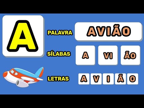 LETRAS - SÍLABAS - FONEMAS - IMAGENS - Letra A - Alfabetização - YouTube