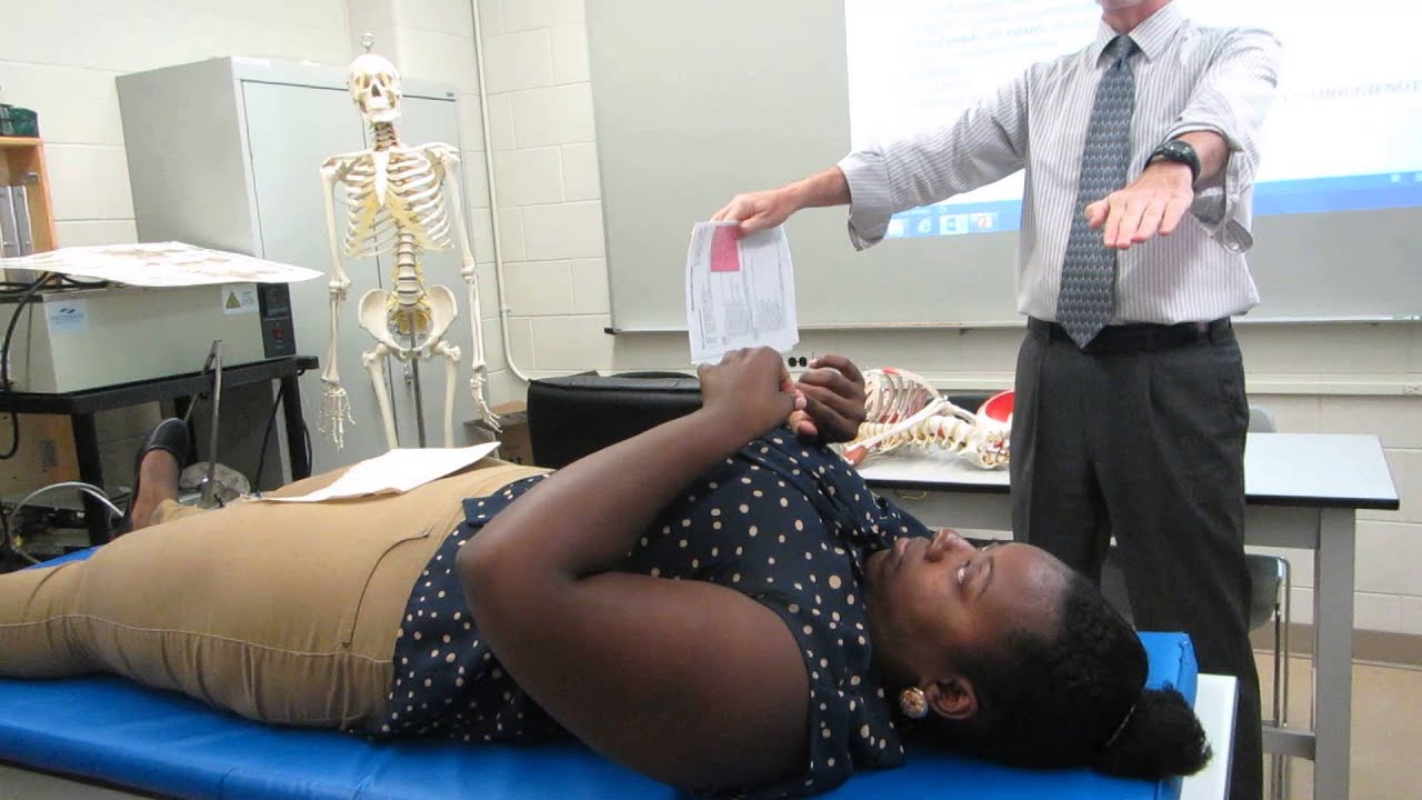 Trunk Flexion- MMT Kinesiology - YouTube