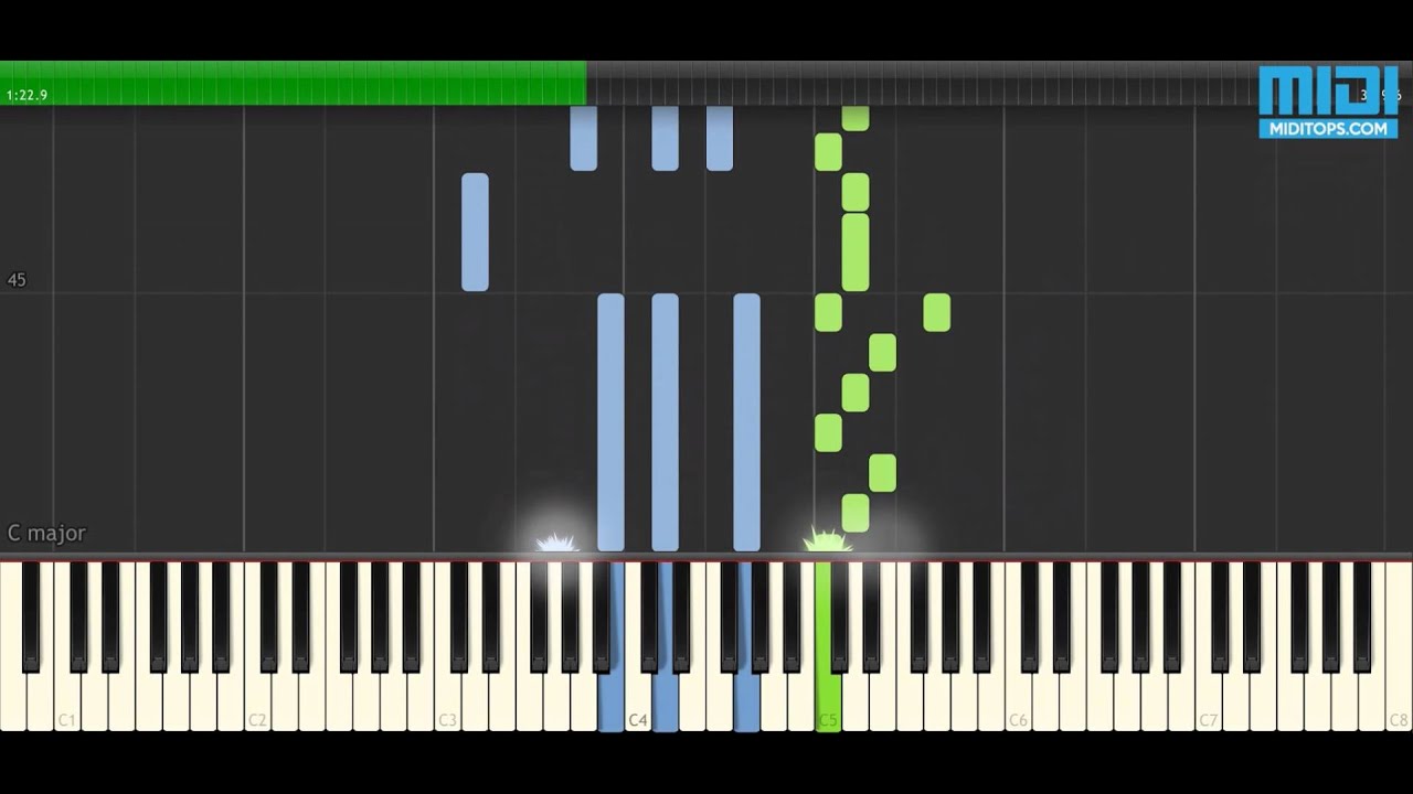 MK feat Milly Pye - Bring Me To Life - Play the piano with Synthesia ...