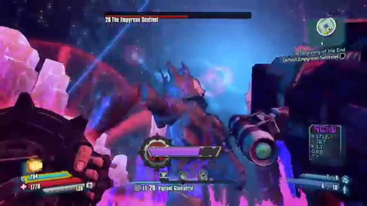 Borderlands The Pre Sequel - Defeat Sentinel - YouTube