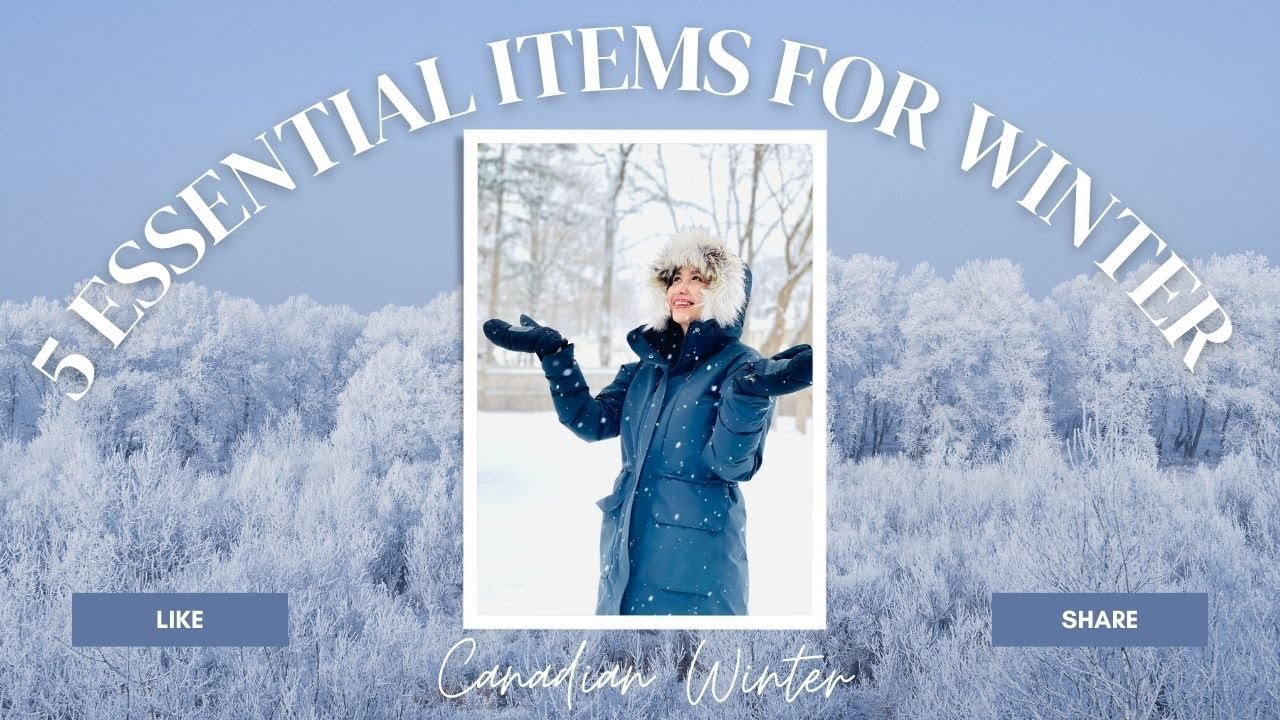 5 ESSENTIAL ITEMS FOR WINTER - YouTube