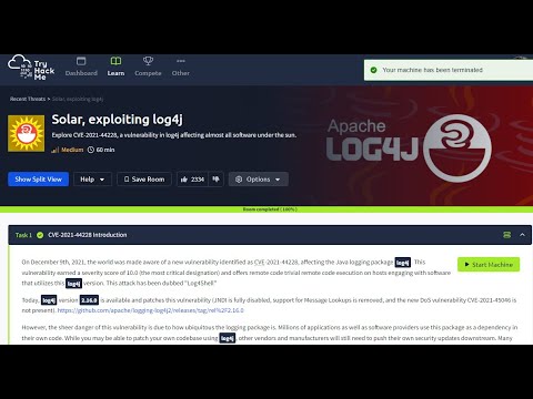 THM LOG4J WALKTHROUGH - YouTube