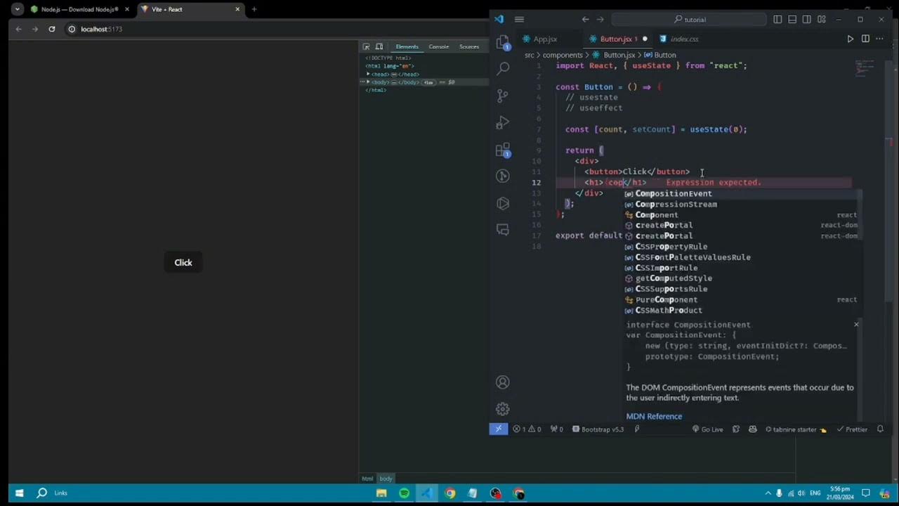 React Tutorial Youtube