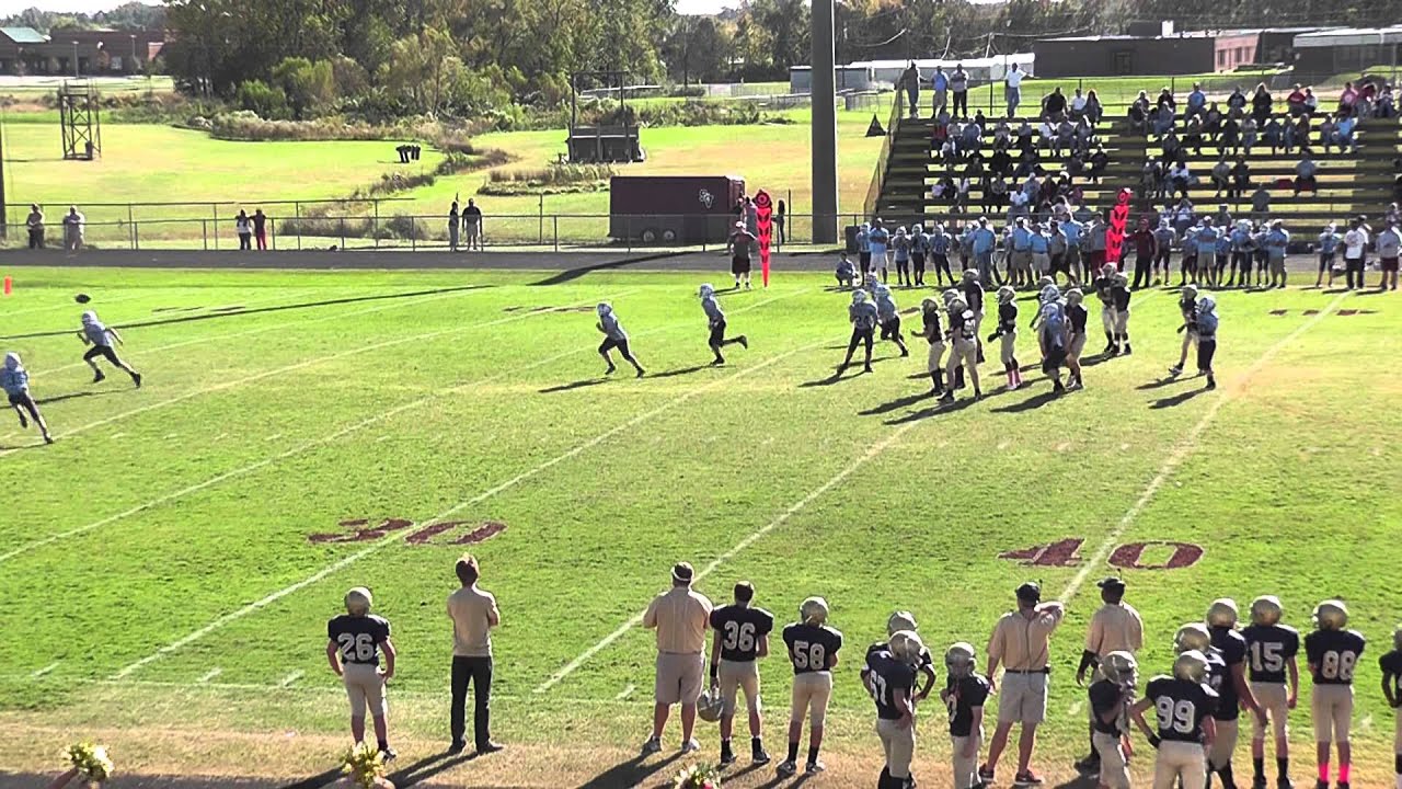 Cuthbertson Football 2011 - Piedmont Playoff Logan Long Catch - YouTube