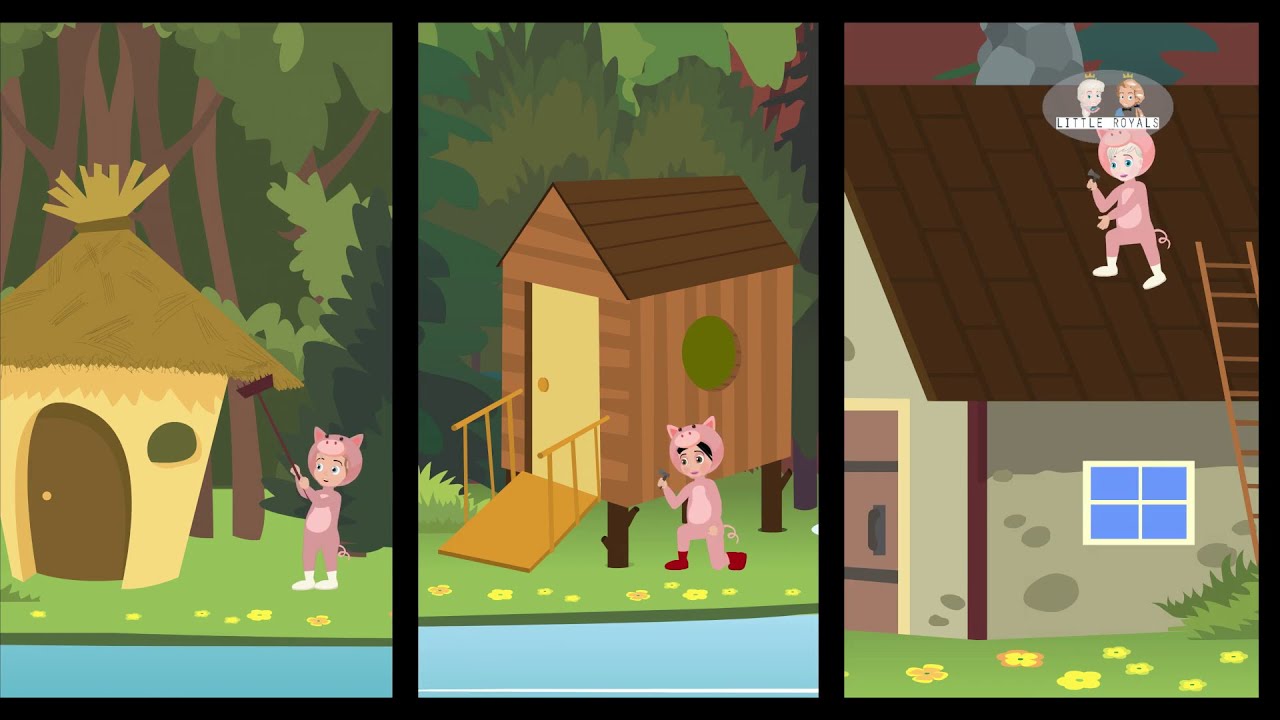 Three Little Pigs and the Big Bad Wolf - Classic Fairy Tale based song ...