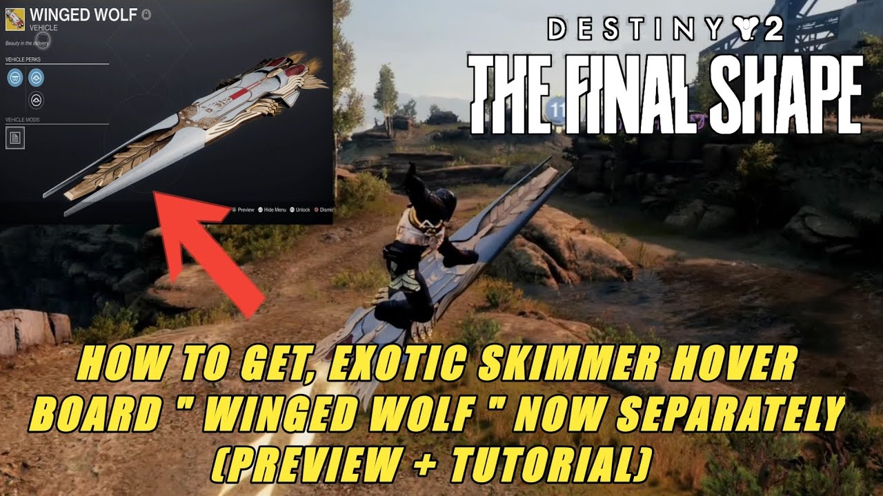 How to get Exotic Hoverboard now - "Winged Wolf" Skimmer | Destiny 2 ...