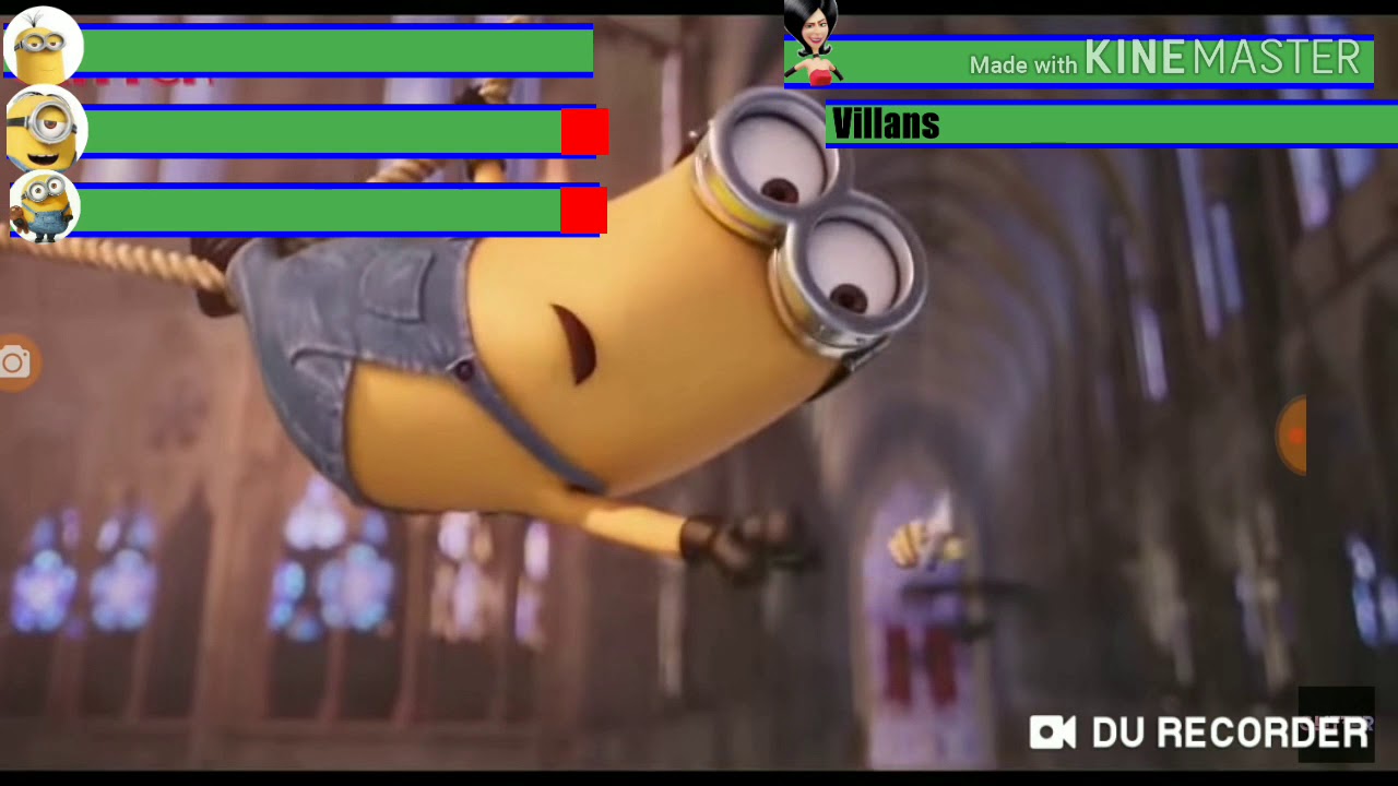 MINIONS VILLAN CHASE WITH HEALTHBARS - YouTube