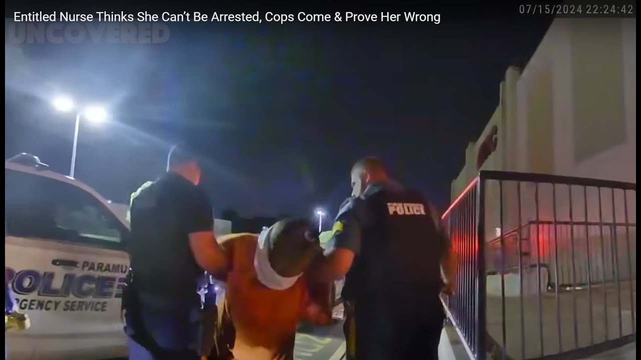 Drunk Nurse fights cops Reaction !!!! - YouTube