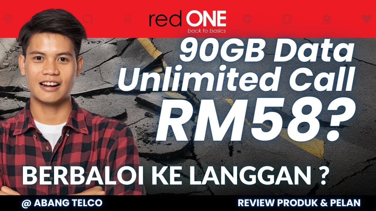 RM58 90GB Panggilan Tanpa Had? Bergegar Nak Langgan redONE Amazing58 - YouTube