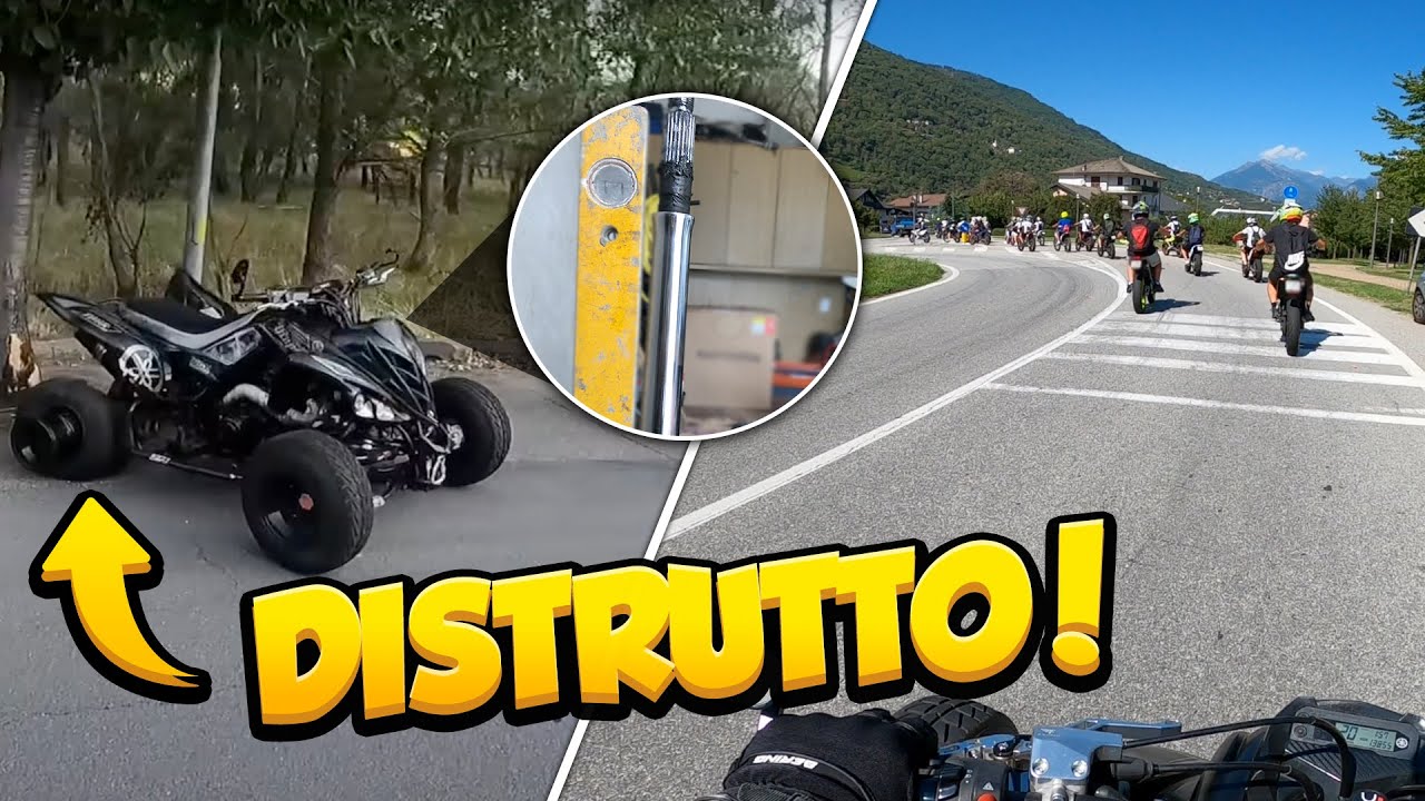 MI DISTRUGGONO IL QUAD AL PRIMO RADUNO 🙃 - YouTube
