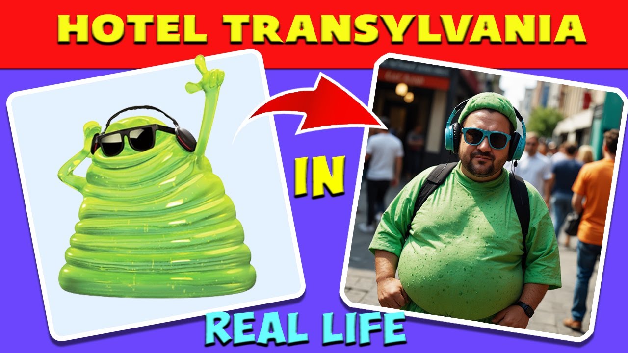 Hotel Transylvania Characters In Real Life! 🏨🧛‍♂️, In Wana plus magic ...