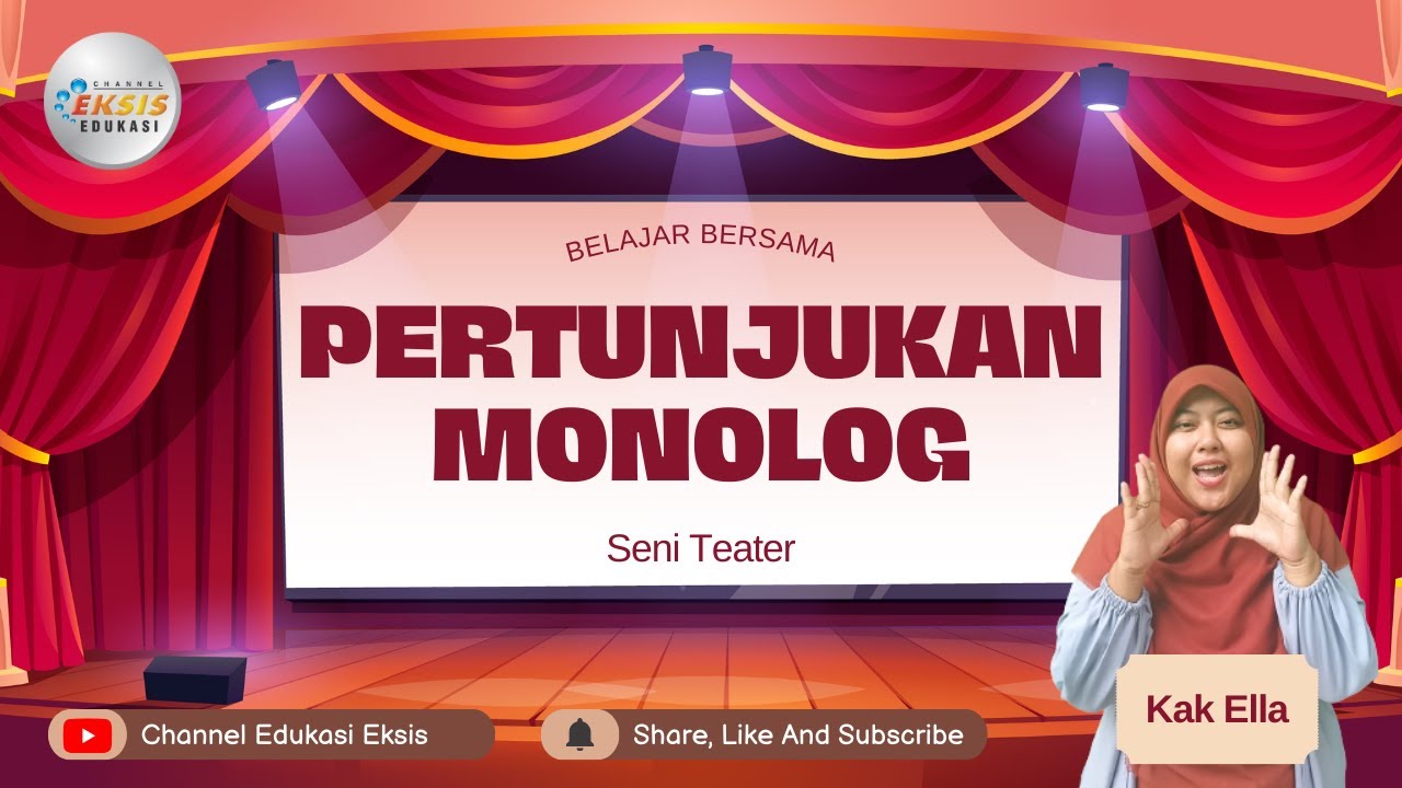 "Pertunjukan Monolog" - Seni Teater - YouTube