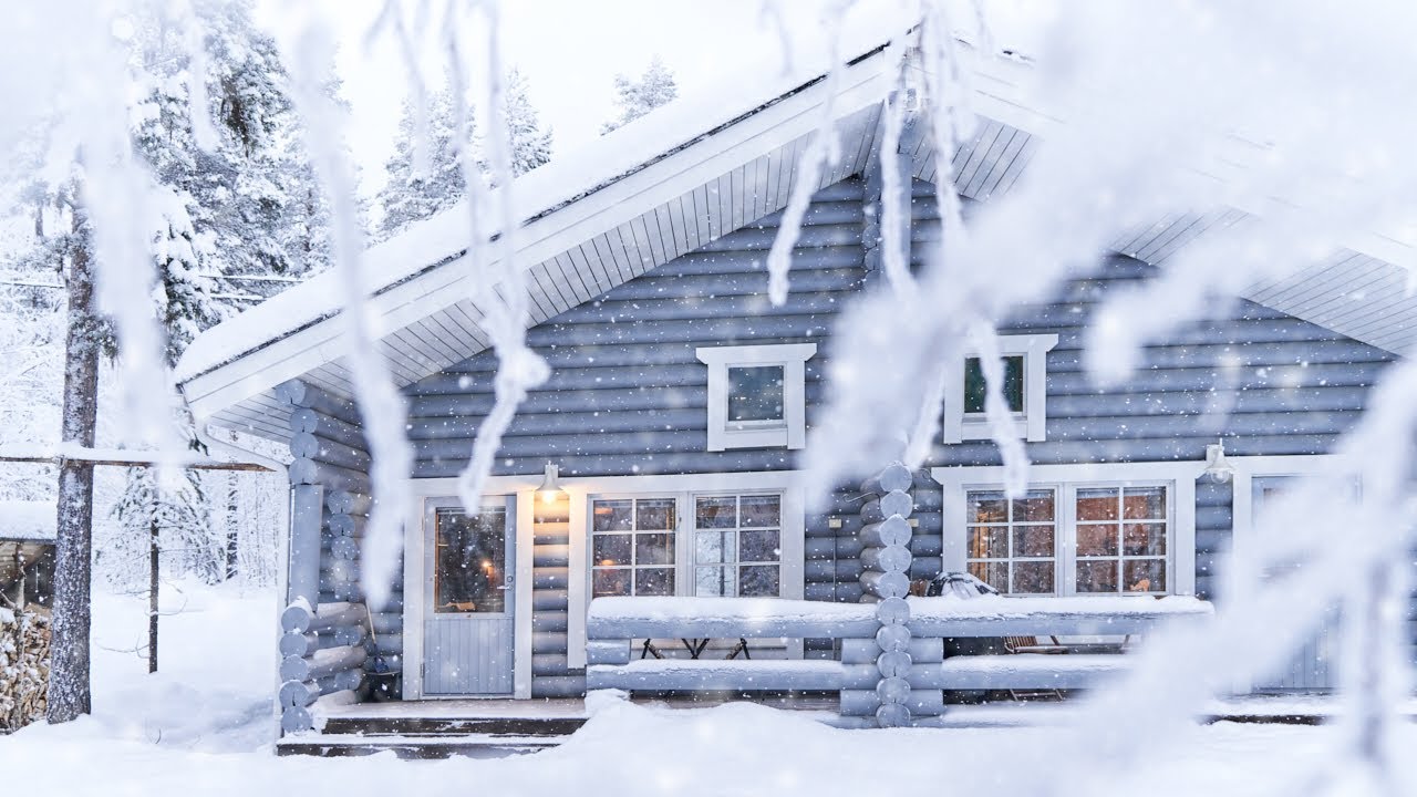 LAPLAND Cabin life, 200km above the Arctic Circle, Levi - YouTube