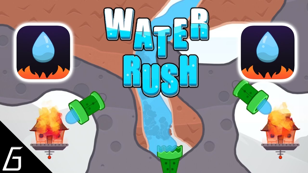 Water Rush - Gameplay - First Levels 1 - 30 All Stars (iOS - Android ...