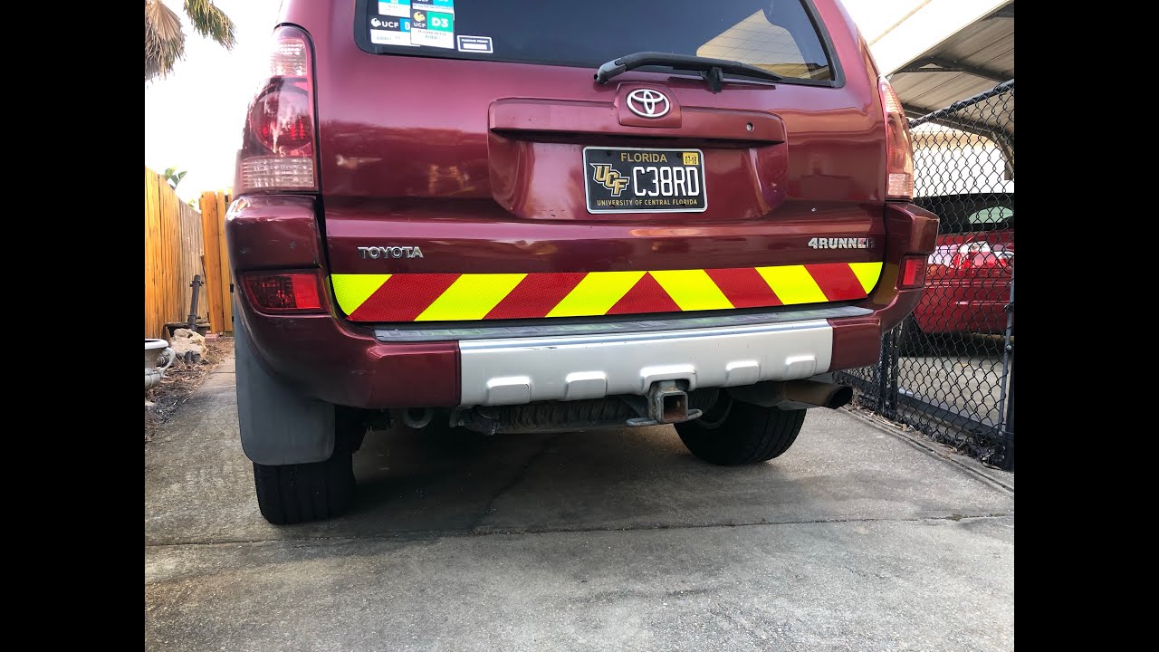 Custom Reflective Chevron Diagonals Installation - YouTube