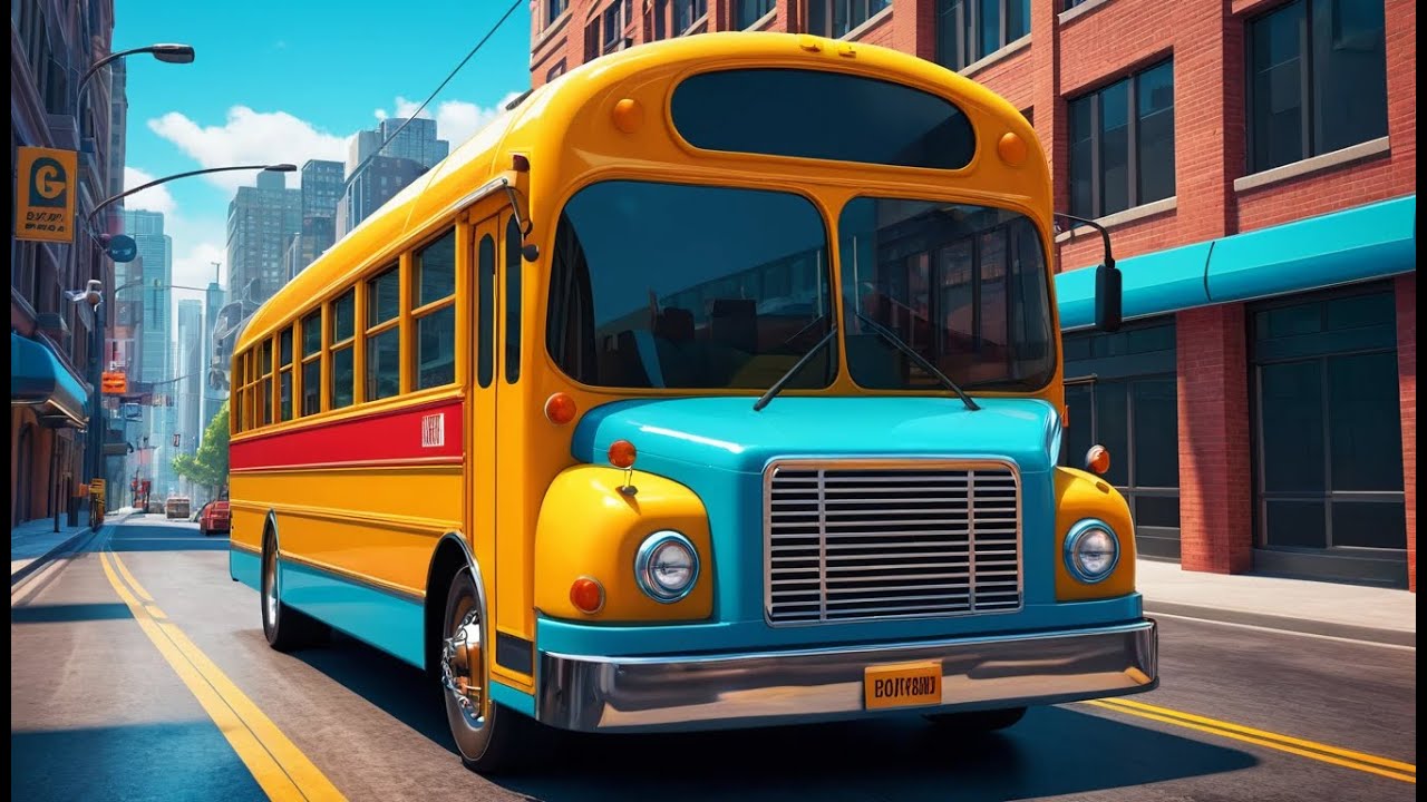 The Wheels on the Bus | Fun and Interactive Nursery Rhyme | Nursery ...