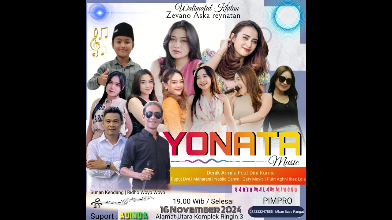 CEK SOUND YONATA Music Live Ringintelu-Bangorejo - YouTube