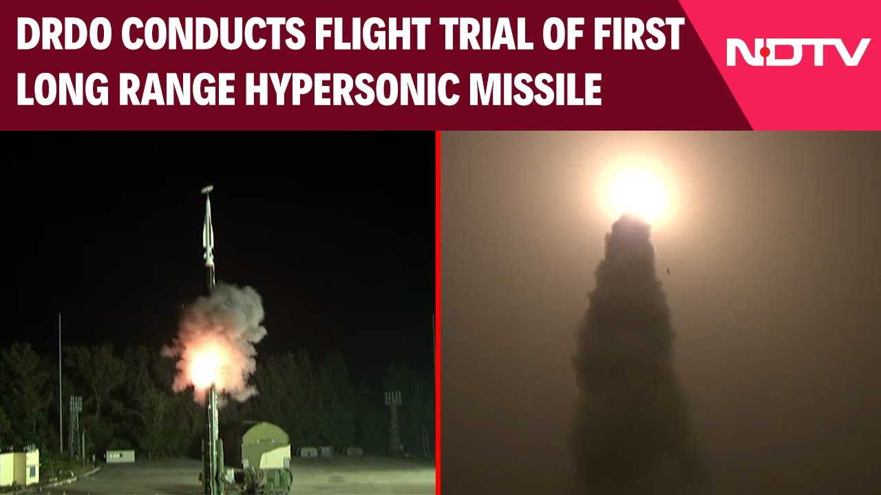 DRDO News | Video: India Test Fires "Historic" Long-Range Hypersonic ...