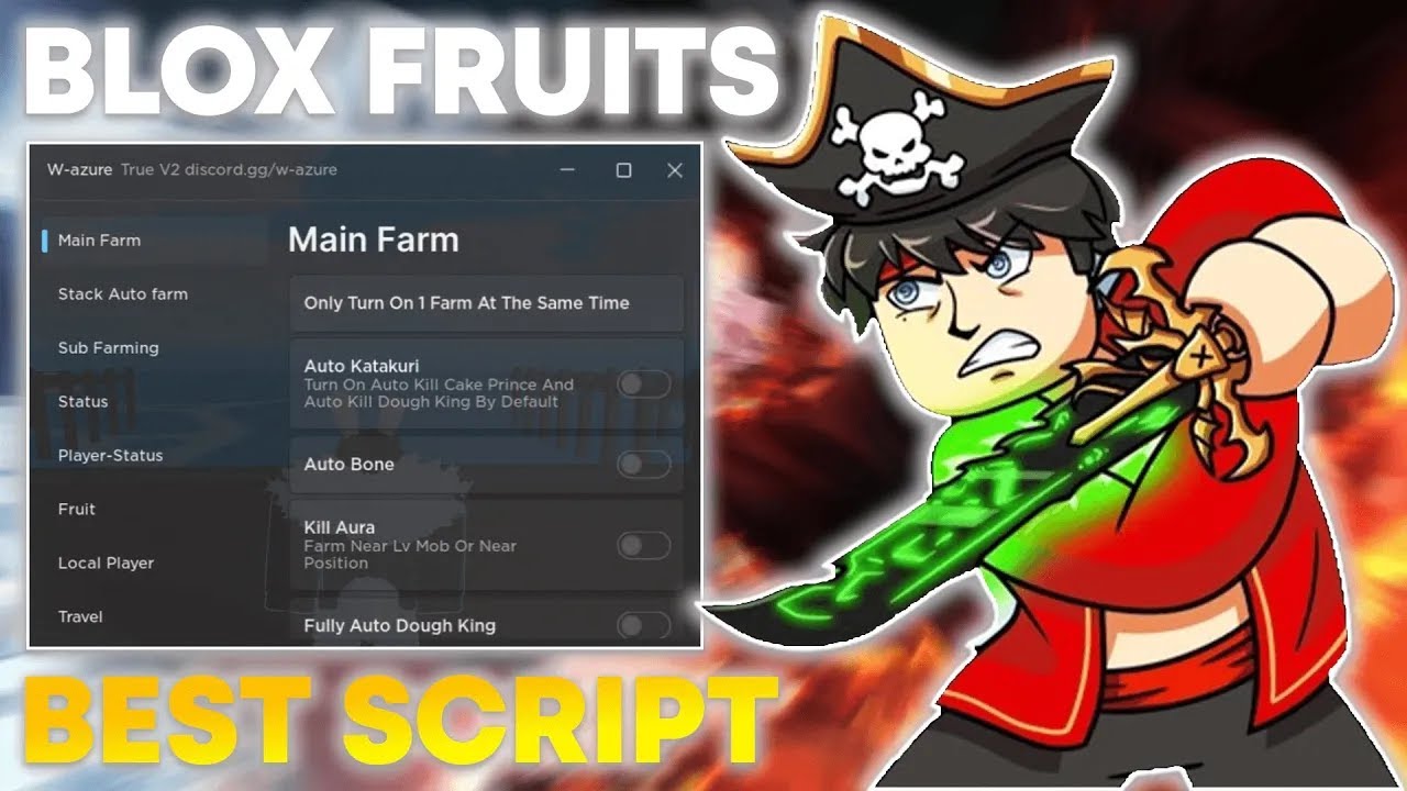 Best Blox Fruits Script AutoFarm, Auto Race V4, Auto Fruit And More ...