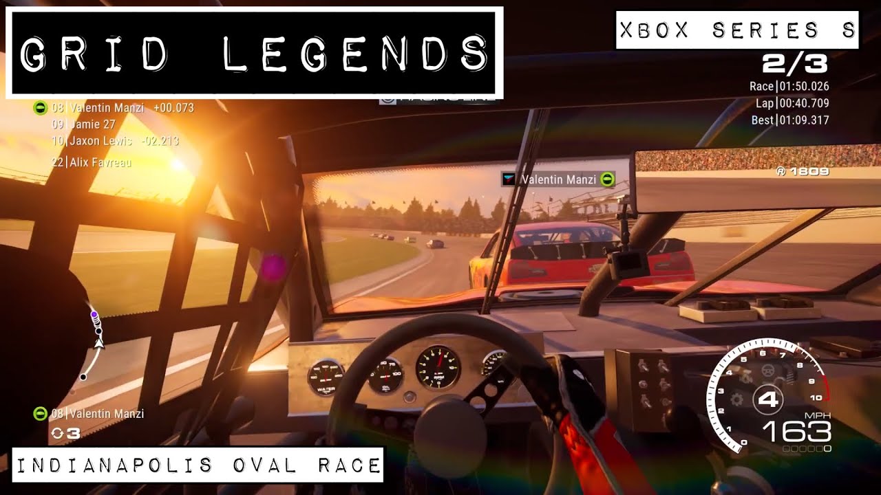 GRID Legends - Indianapolis Oval Race - Xbox Series S Gameplay - YouTube