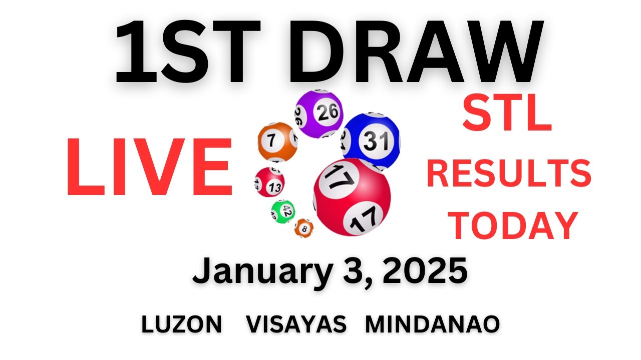January 3 2025 STL 1st Draw Results Daily Live Stream - YouTube