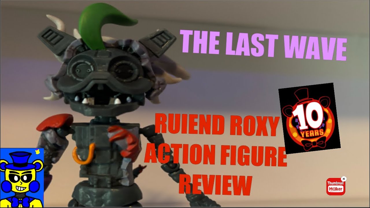 FUNKO’S LAST WAVE! RUINED ROXY ACTION FIGURE REVIEW (FNAF SB RUINED) - YouTube