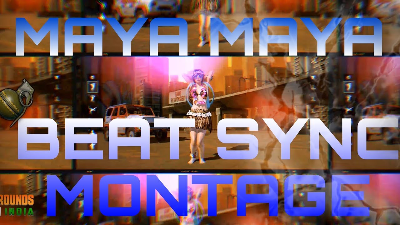 MAYA MAYA SONG | BGMI BEAT SYNC MONTAGE 💫💫💥💥🔥🔥🔥| PRESENT BY TYSON ...