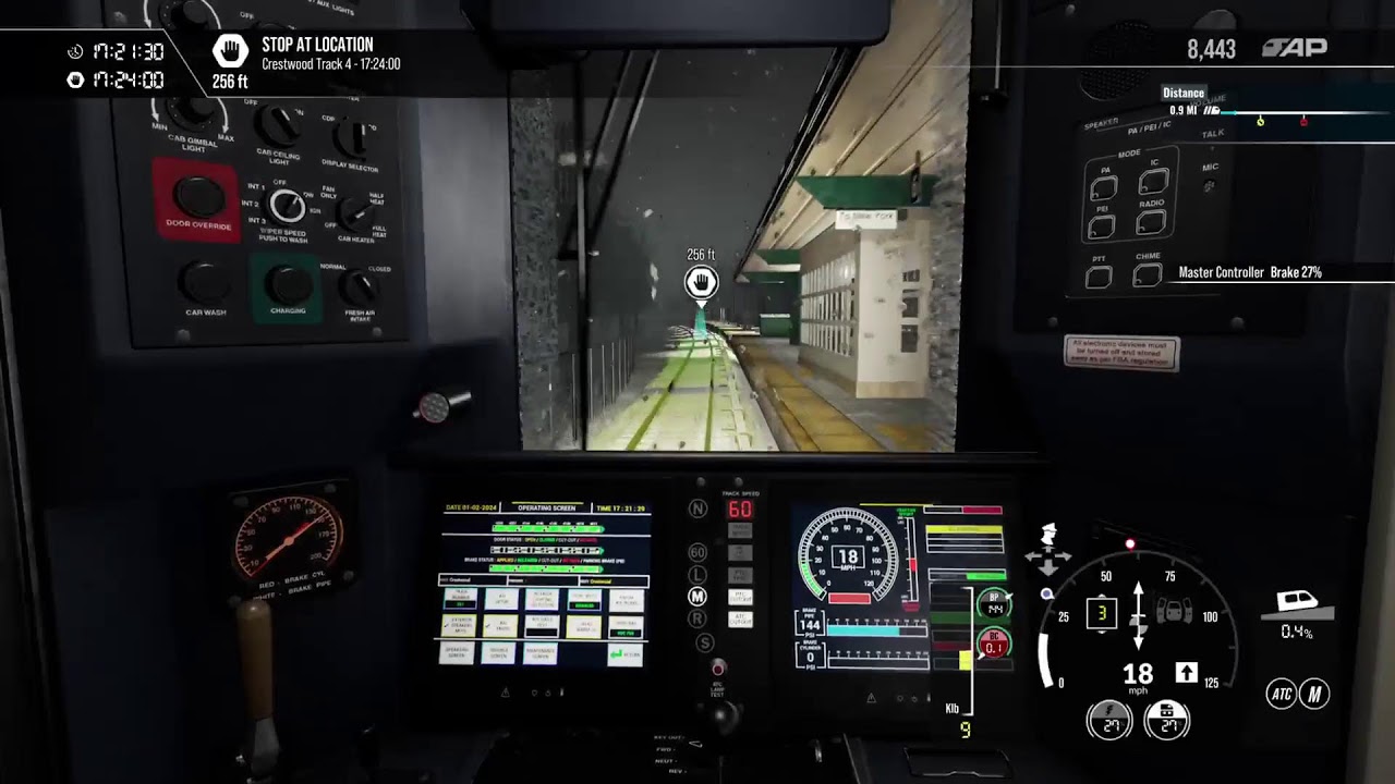 TSW 4 Operating Metro North M7A #351 Train From Grand Central Terminal ...