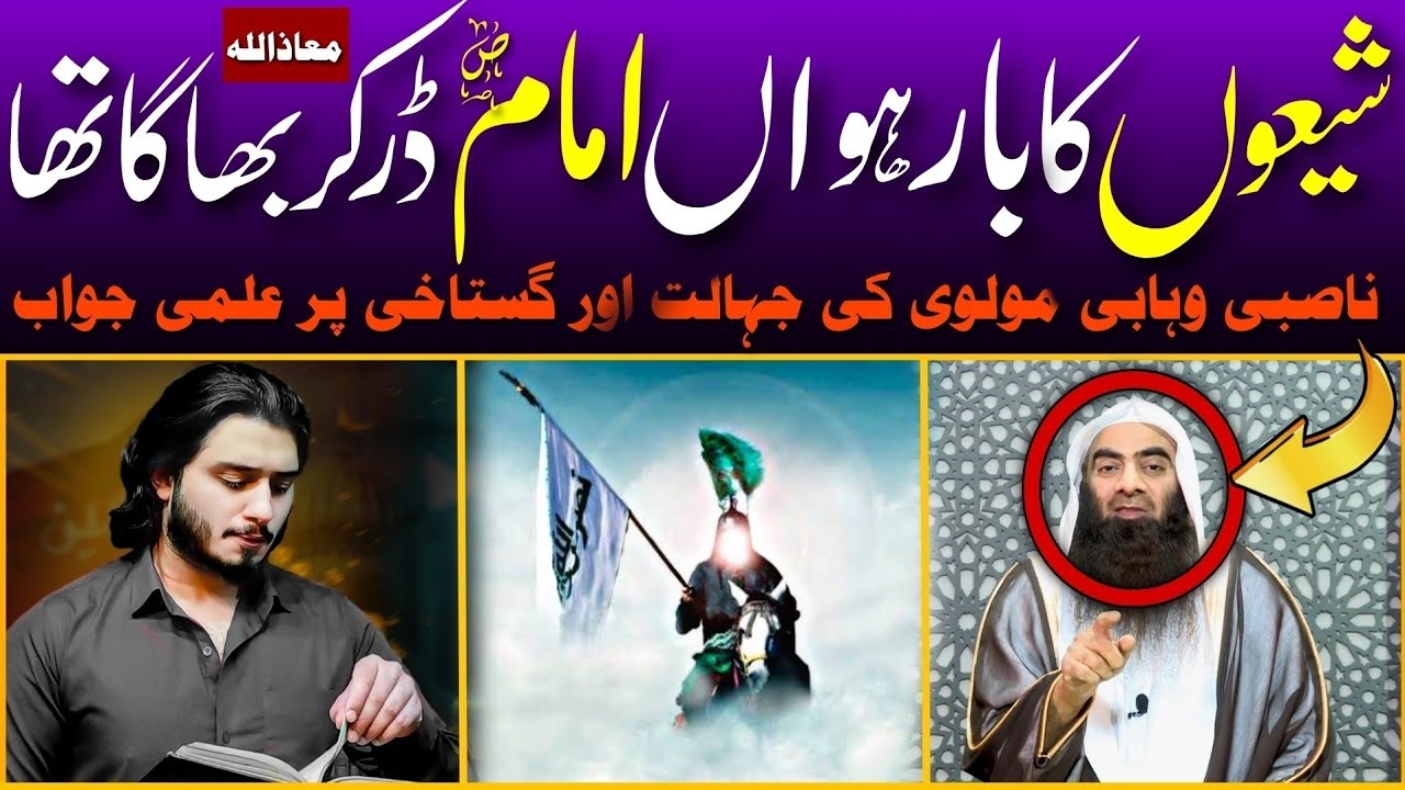 IMAM MEHDI S.A ki gustakhi😡! par tauseef ur rehman wahabi nasbi ko ilmi ...
