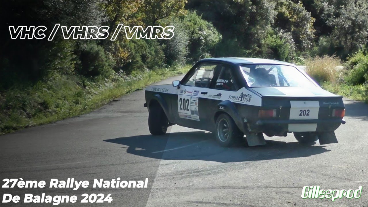 Rallye de Balagne 2024 - VHC / VHRS / VMRS - YouTube