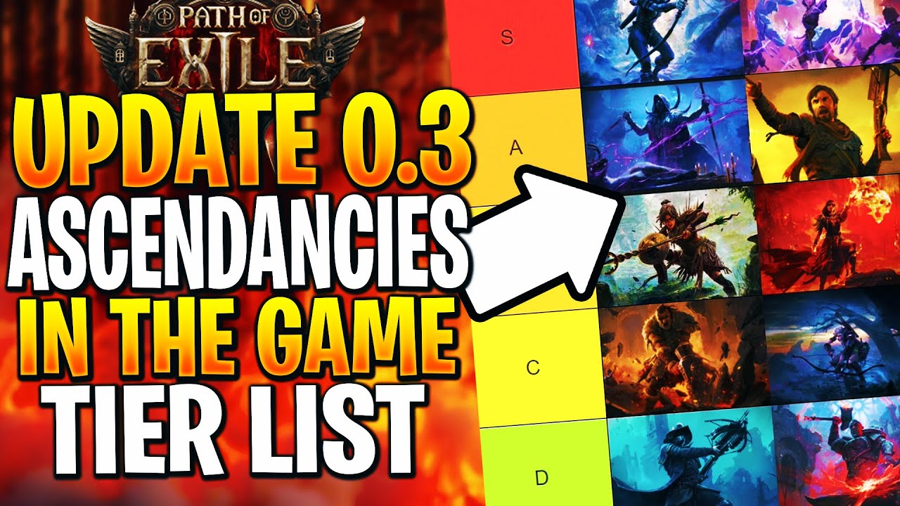 Path of Exile 2 Ascendancy Tier List 0.3.0! THIS NEW UPDATE IS MASSIVE ...