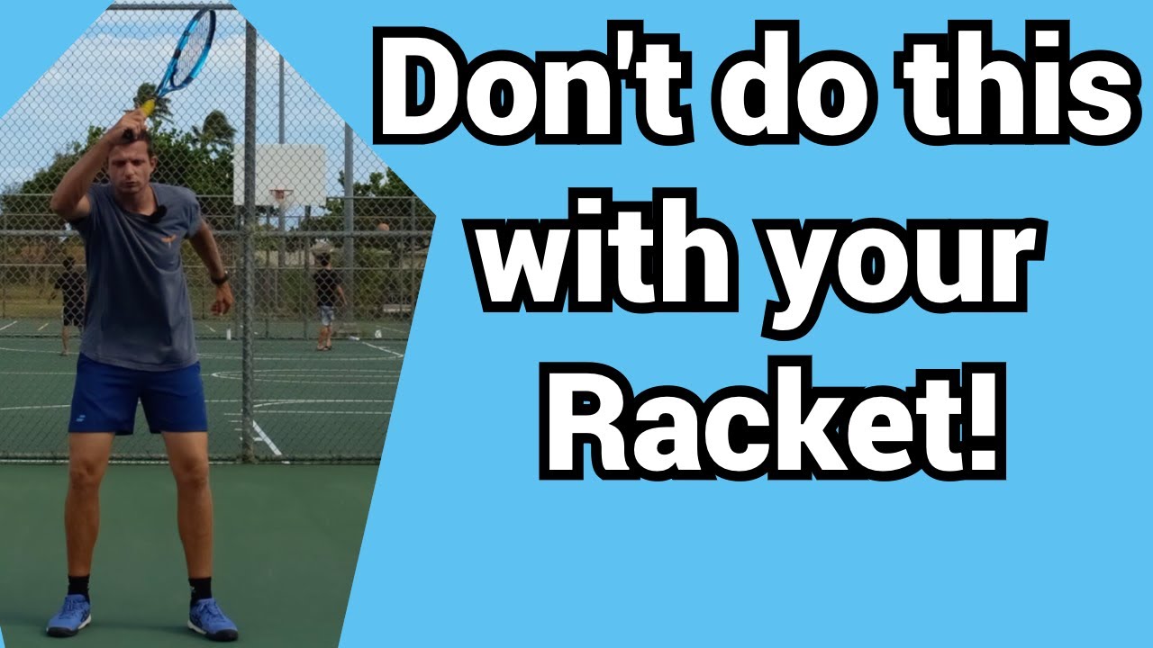 What to do with the racket between tennis shots - YouTube