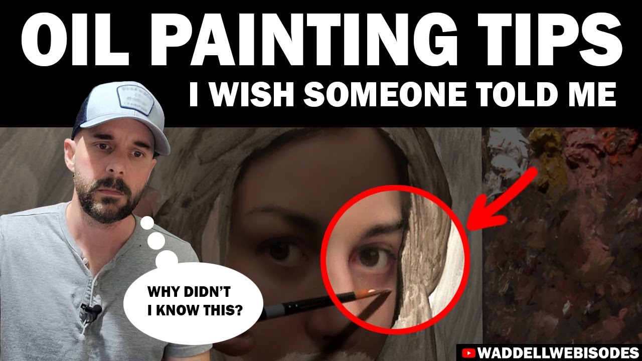 BEST WAYS to use OIL PAINT! Useful Painting TIPS! - YouTube