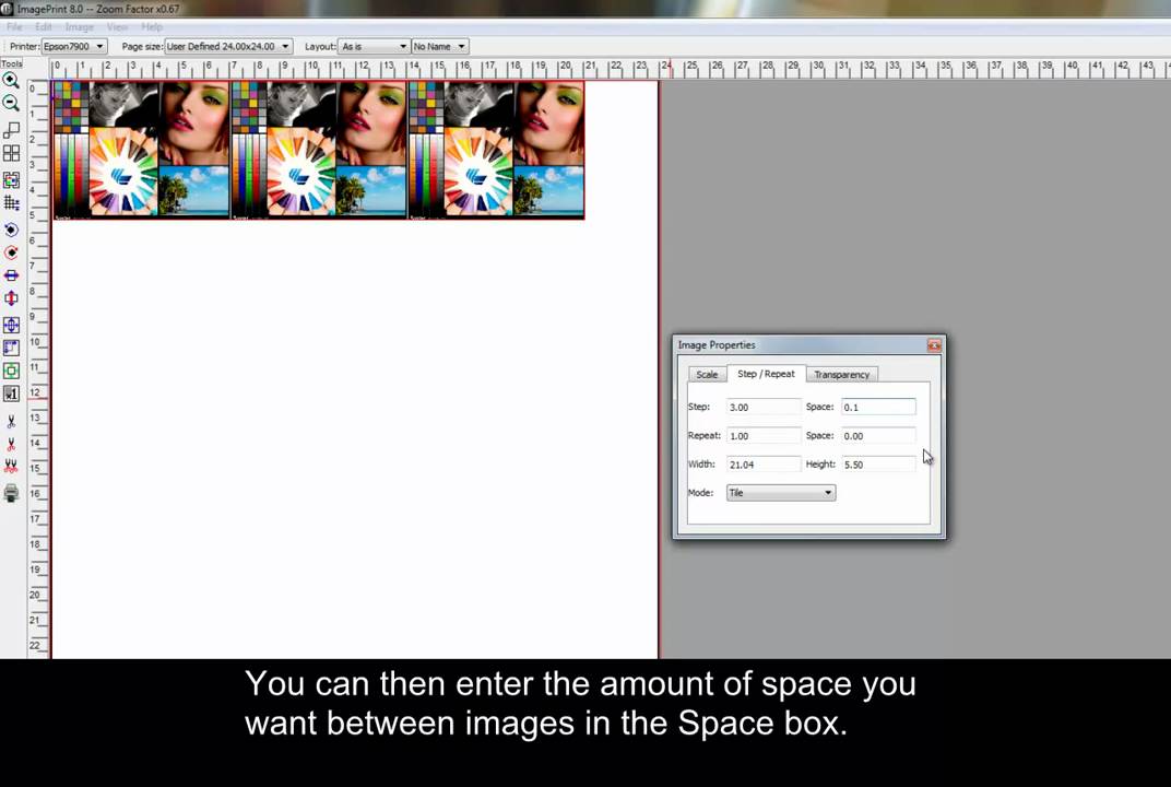 ImagePrint - Step & Repeat Tool - YouTube