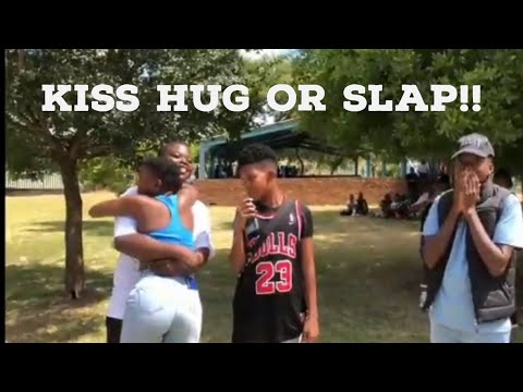 KISS HUG OR SLAP (We got embarrassed!!😭) - YouTube