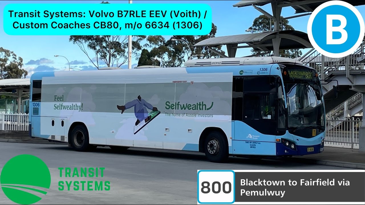 Transit Systems: Volvo B7RLE EEV (Voith) / Custom Coaches CB80, m/o ...