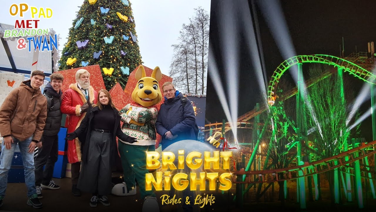 Walibi Bright Nights met Vuurwerkshow & Licht/Laser shows! - YouTube