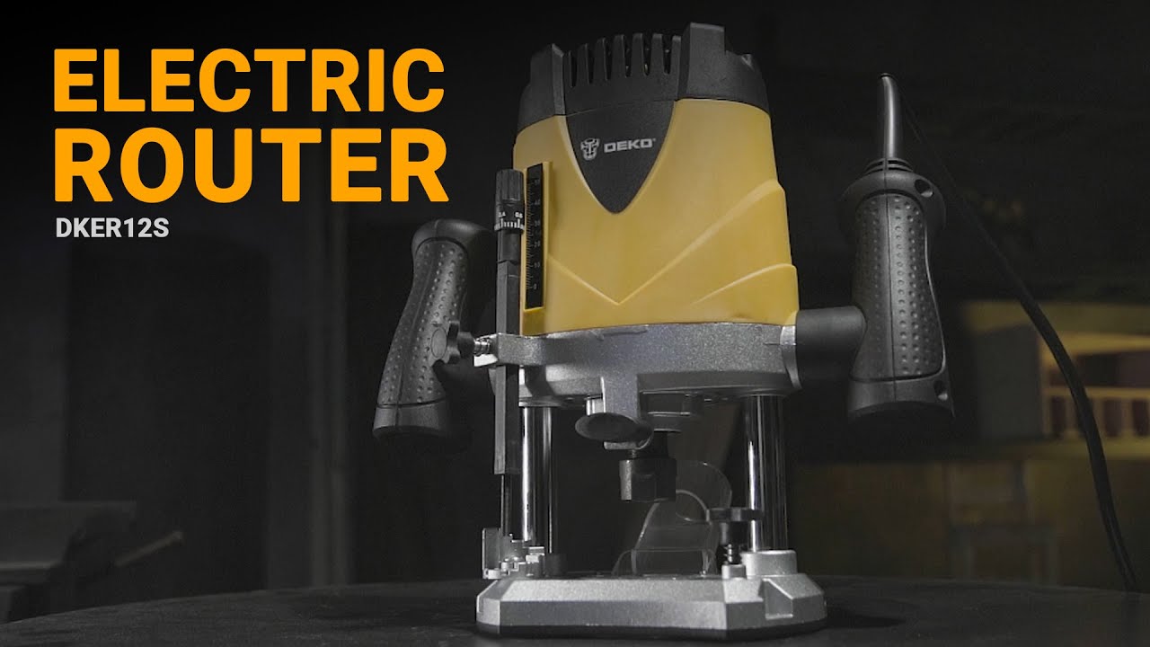DEKO TOOLS. DKER12S Electric Router Display. New Arrivals. - YouTube