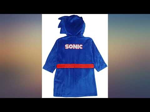 Sonic The Hedgehog boys Sonic Character Robe review